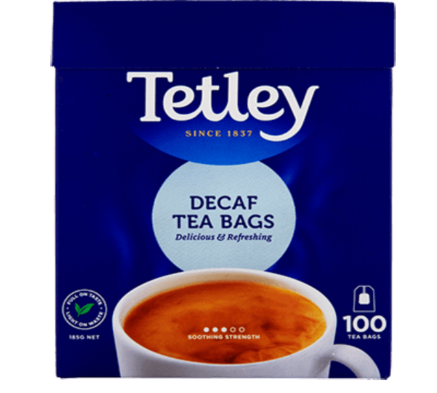 Tetley Decaf Black Tea | Tetley Tea Australia